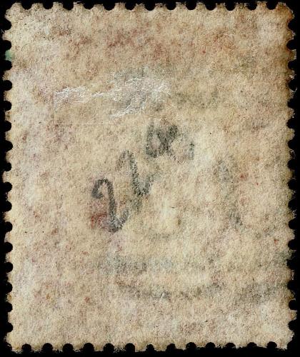 SG43/44 1d Red, Plate Number 224 - Fine Used Town Postmark